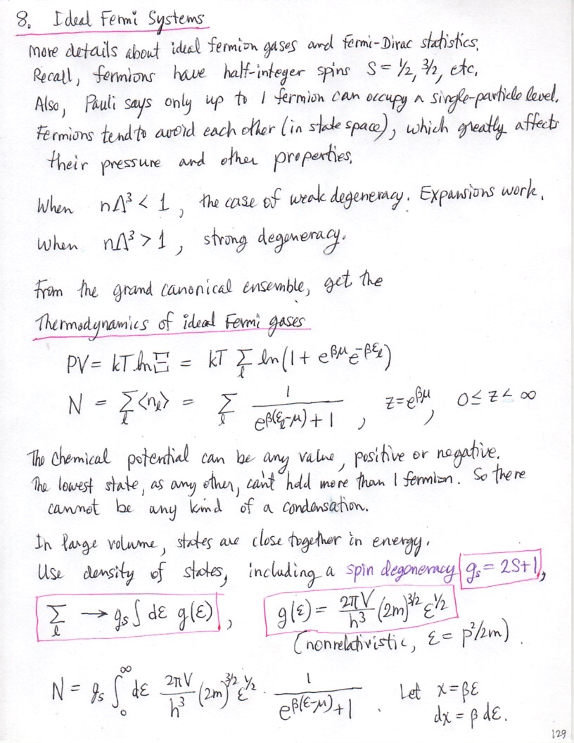 Statistical Mechanics, KSU Physics