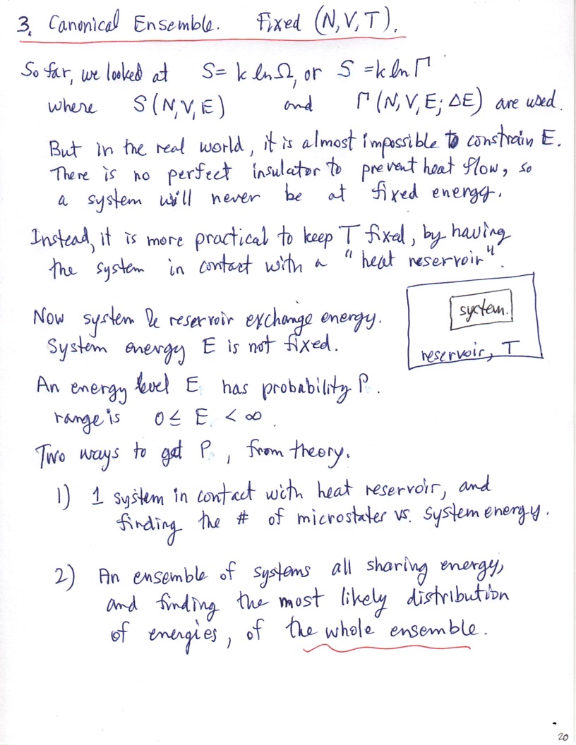 Statistical Mechanics, KSU Physics