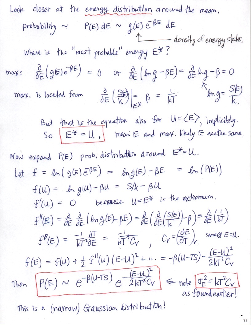 Statistical Mechanics, KSU Physics