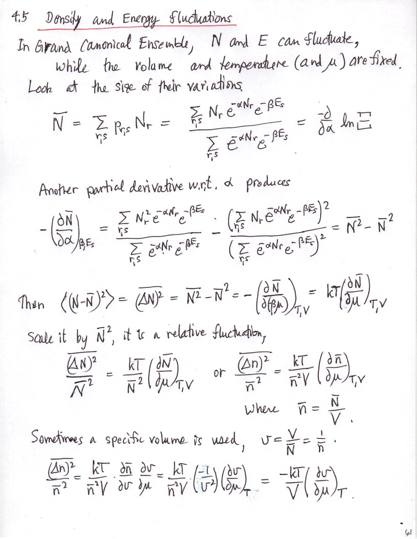 Statistical Mechanics, KSU Physics