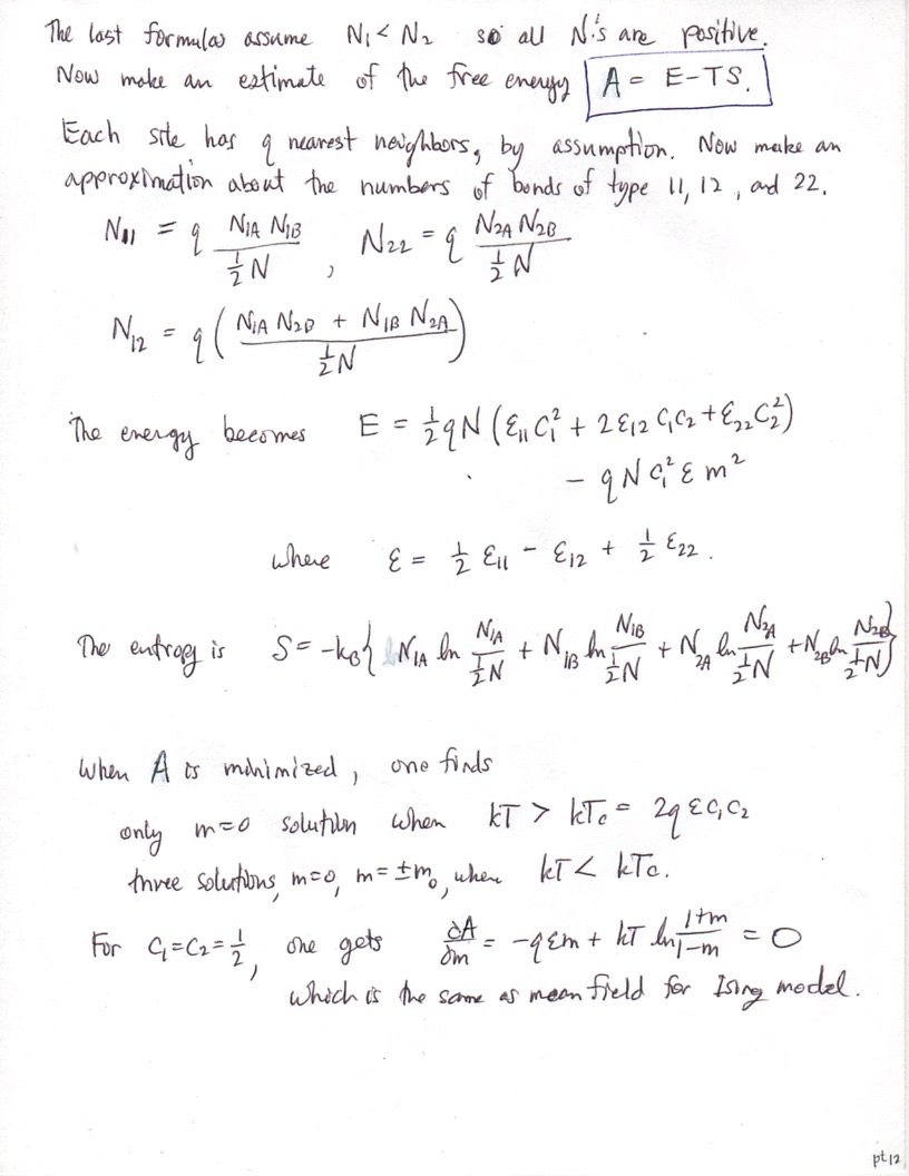 Statistical Mechanics, KSU Physics