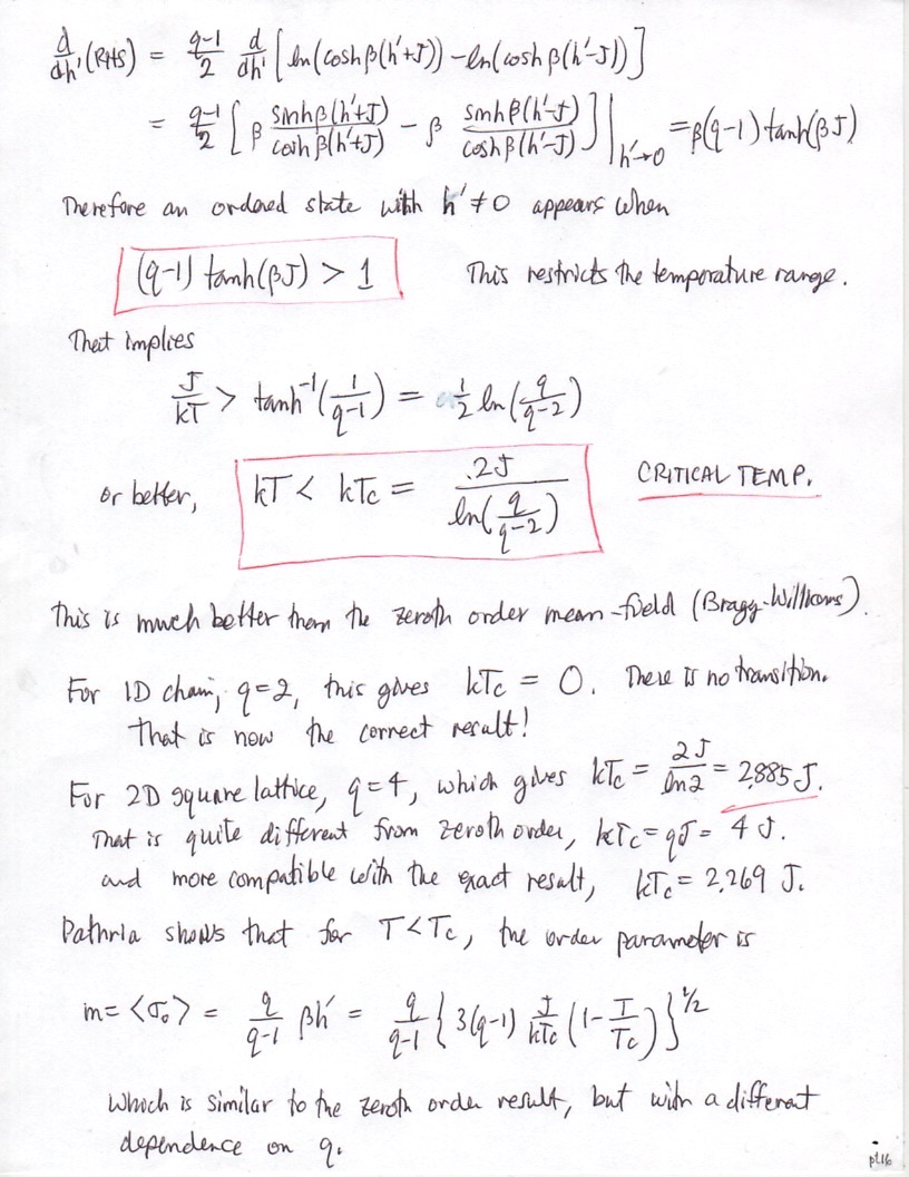 Statistical Mechanics, KSU Physics